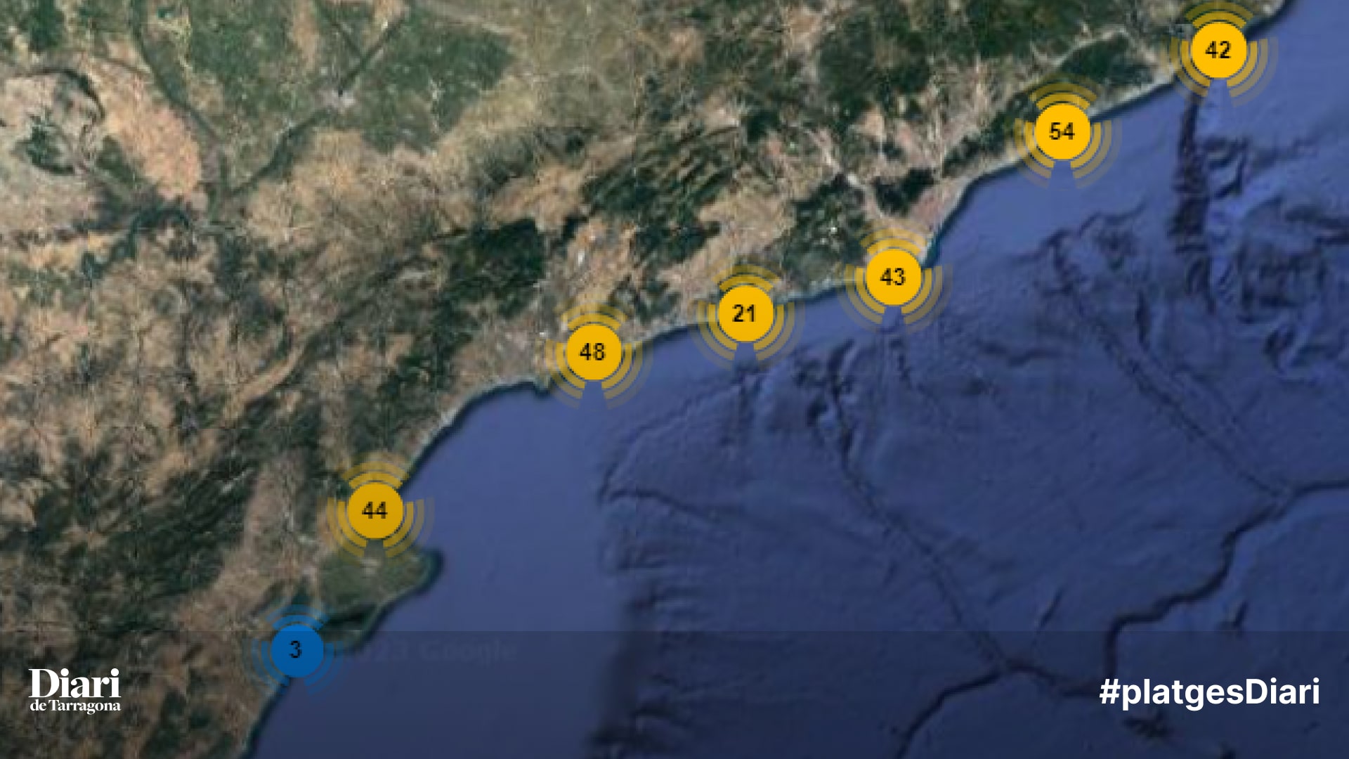 Estat de les platges - Diaridetarragona.com